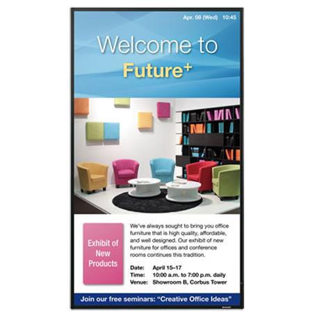 Sharp PN-E603 60" Class Full HD Commercial LED Monitor - Adorama