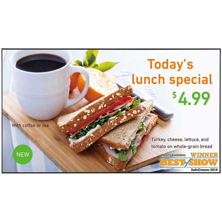 Sharp PN-R556 55" Full HD Professional LED Monitor, 175W - Adorama