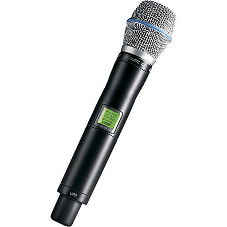 Shure UR2/BETA87A-G1 Handheld Wireless Microphone Transmitter with Beta ...