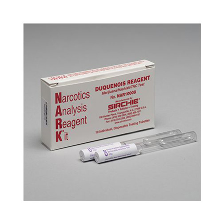 Sirchie NARK Duquenois Reagent, Marijuana, Hashish, THC, 10 Tests NAR10008