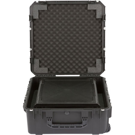 SKB iSeries 3RU Injection Molded Wheeled Fly Rack Case, 20" Depth 3I ...