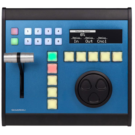Skaarhoj XC8 V2 Replay Controller with Jog-Shuttle Wheel for vMix