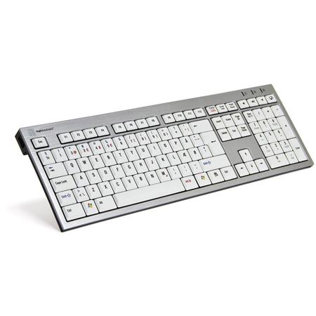 LogicKeyboard Standard Slim Line PC Keyboard with USB Hub - Adorama