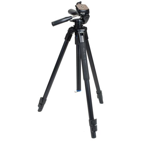 Slik Pro AL-323 DX 3-Section Aluminum Tripod with SH-705E 3-Way Pan ...