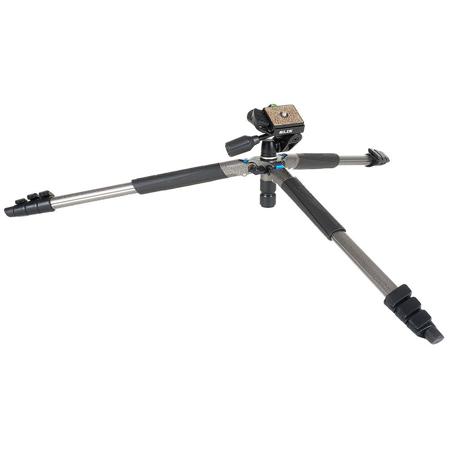 Slik Sprint Pro III 3-Way 4-Section Al Travel Tripod with SH-704E Pan ...