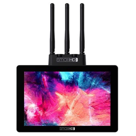 SmallHD Cine 7 7" Monitor with Built-in Bolt Sidekick II RX, Gold Mount ...