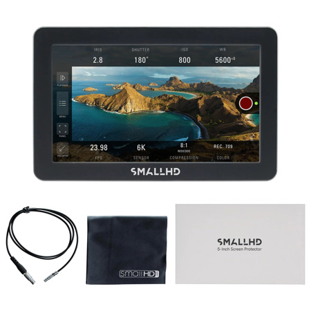 SmallHD Focus Pro 5" High Bright On-Camera Monitor Kit for RED KOMODO ...