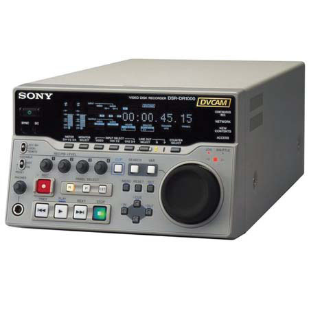 Sony DSR-DR1000A DVCAM HDD Hard Disk Drive Recorder, Simultaneous ...