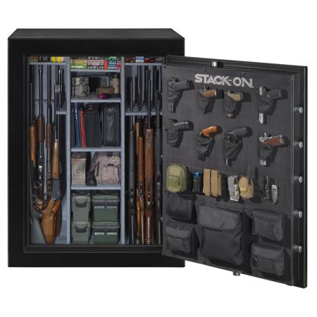 Stack-On 51-69 Gun with Electronic Lock, Matte Black E-69-MB-E-S