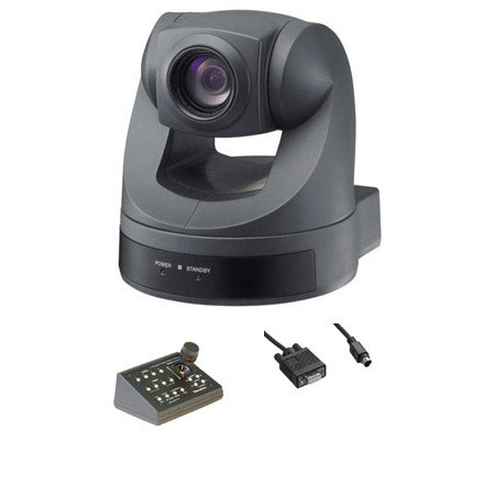Sony EVI-D70 Camera, Bundle w/CP-ITV4-S PTZ Controller, 9.8' Control Cable