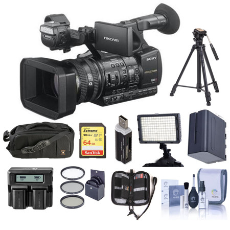 Sony HXR-NX5R NXCAM Professional Camcorder With Premium Accessory Bundle
