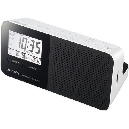 Sony ICFC705 Clock Radio, AM/FM Dual Alarms, Nap Timer ICFC705