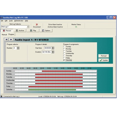 Sonifex Net-Log-Win Windows Software-2 Stream License for Net-Log Audio ...