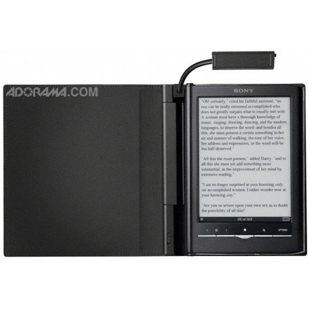 Sony Cover with Light for PRS-650 Reader Touch, Black - Adorama