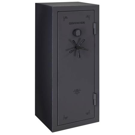 Stack-On 22-Gun Capacity Safe with Electronic Lock, Textured Gray S-22 ...