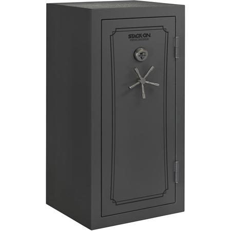 Stack-On 36-40 Gun Capacity Safe with Biometric Fingerprint Lock, Gray ...