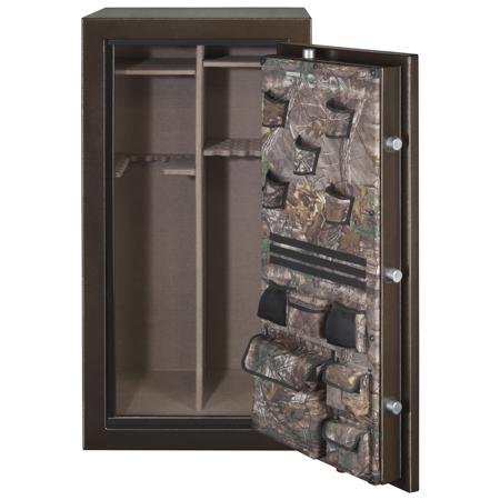 Stack-On 36-40 Gun Capacity Safe with Back-lit Electronic Lock, Brown ...