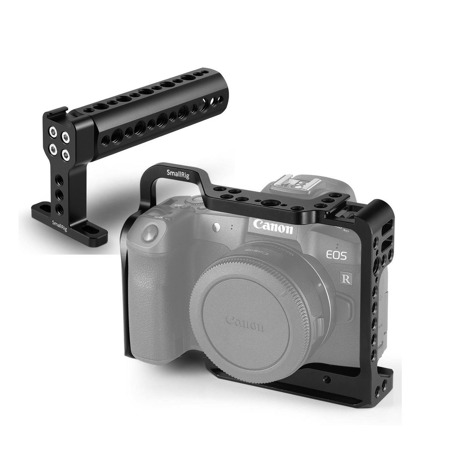 SmallRig Camera Cage for Canon EOS R With SmallRig Top Handle with Cold ...