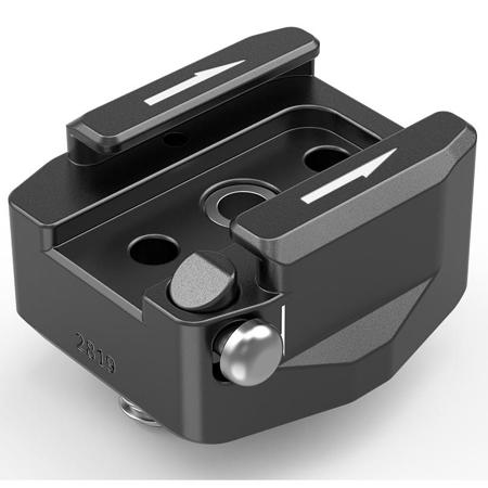 SmallRig Rotatable Cold Shoe Mount Adapter, Two 1/4"-20 Screws