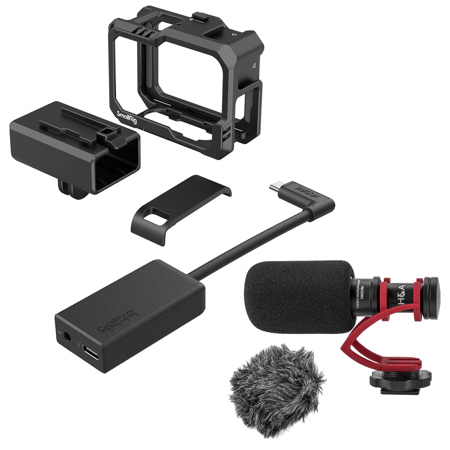 SmallRig Full Camera Cage for GoPro HERO 11/10/9, Black with Video Mic ...