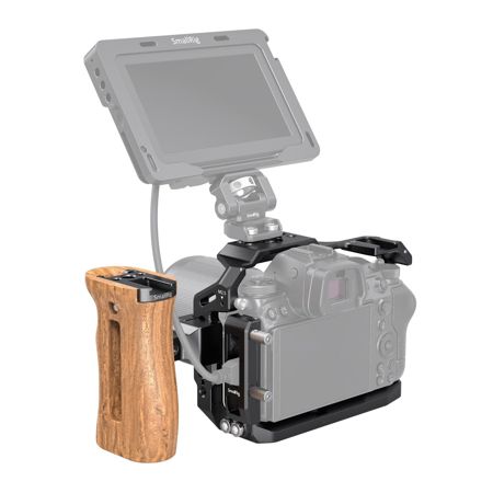 SmallRig Full Camera Cage and Wooden NATO Side Handle Kit for Nikon Z5 ...