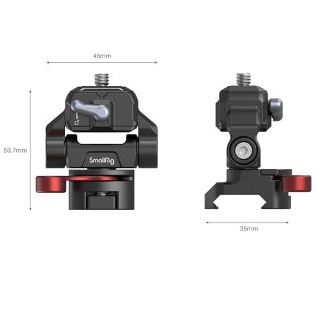 SmallRig Drop-In HawkLock Mini Quick Release Monitor Mount with NATO ...