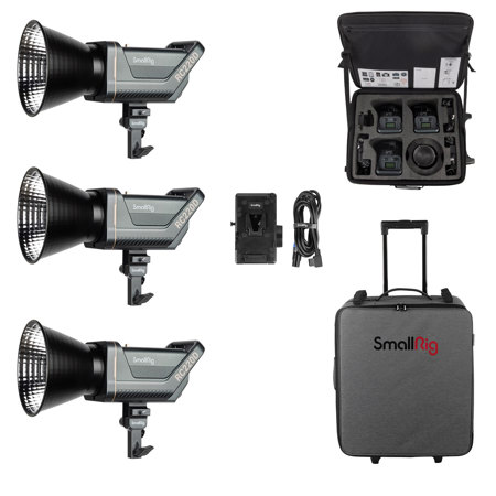 SmallRig RC 220D 260W Daylight COB LED Video 3-Light Kit - Adorama
