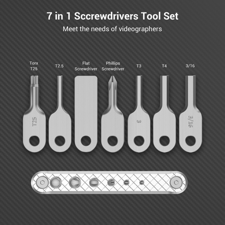USED SmallRig Folding Tool Set with Screwdrivers and Wrenches