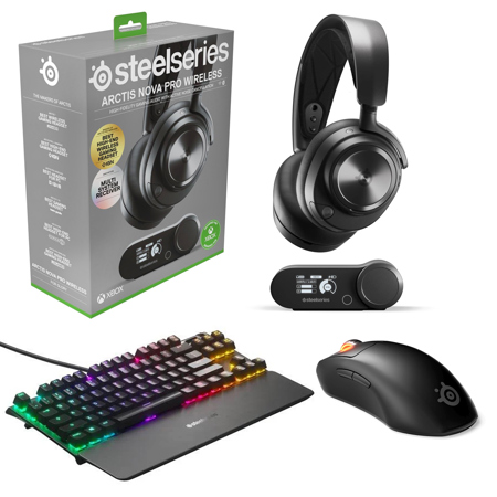 SteelSeries Gaming Bundle- Gaming Headset, Mouse and Keyboard