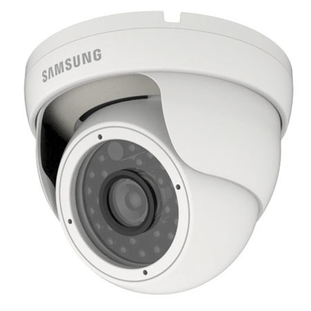 Samsung SDC-7310DC Indoor Weather-Resistant IR Dome Camera, White SDC ...