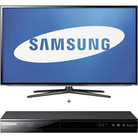 Samsung UN46ES6100 46in Class 1080p LED HDTV, Wi-Fi Built-in, Bundle w ...