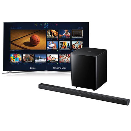 Samsung UN46F8000 46" 1080p 3D LED Smart TV - Bundle - with Samsung HW ...