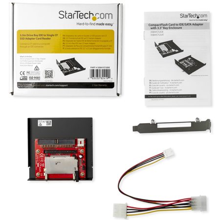 StarTech 3.5" Drive Bay IDE to Single CF SSD Adapter Card Reader 35BAYCF2IDE
