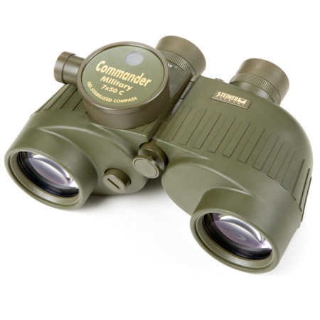 Steiner M750rc 7x50 Commander Military Binocular with HD Stabilized Compass