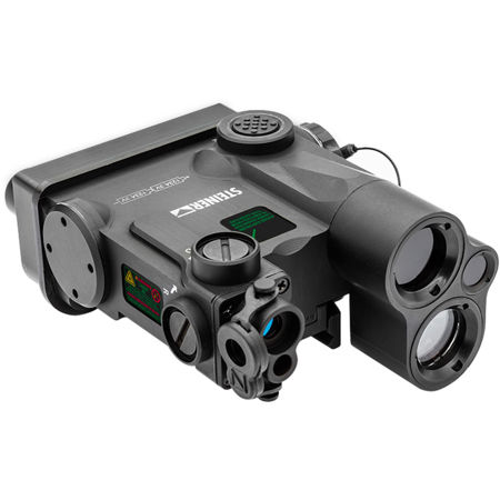 Steiner DBAL-A4 Visible Green/IR Aiming Laser Sight, with Flashlight, Black