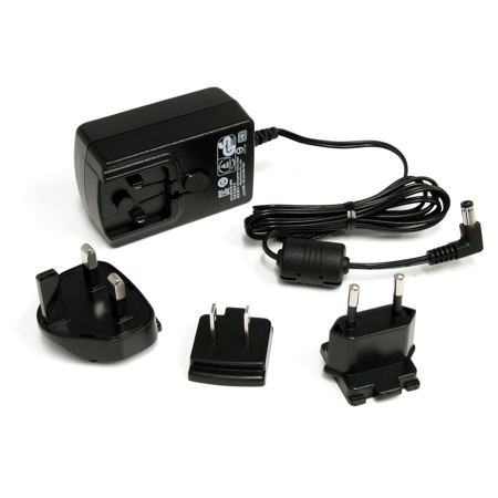 StarTech 12V DC 1.5A Universal Power Adapter for KVM Switches, Media ...