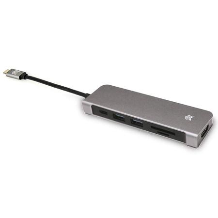 STM USB-C Media Hub - Multiple Ports + Card Reader, Gray - Adorama