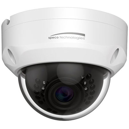 Speco Technologies O4D1 4MP Day & Night Outdoor Network IP Dome Camera with Junction Box, 2.8mm ...