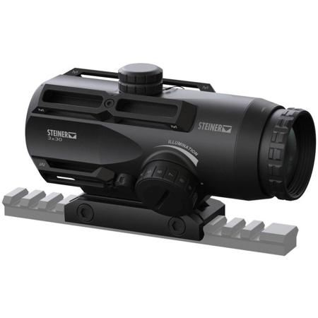 Steiner 3x32 S332 Battle Prism Sight with Illuminated P7 TR Rapid Dot ...