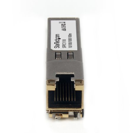 StarTech 10/100/1000 Mbps Gigabit RJ45 Copper SFP Transceiver Module ...