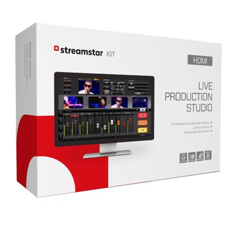 StreamStar KIT Live Production & Streaming Software, 4 HDMI Inputs ...