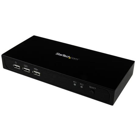 StarTech 2-port 4K USB 2.0 DisplayPort KVM Switch - Adorama