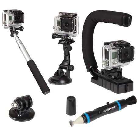 Sunpak Deluxe Action Camera Accessory Kit ACTION-5-2 - Adorama