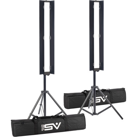 Smith-Victor Acies 32K Pro Series Adjustable Soft LED Strip 2-Light Kit ...