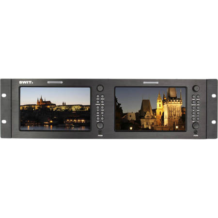 SWIT Electronics M-1071H 2x 7" 3G/HD/SD-SDI/HDMI/CVBS LCD Monitor M-1071H