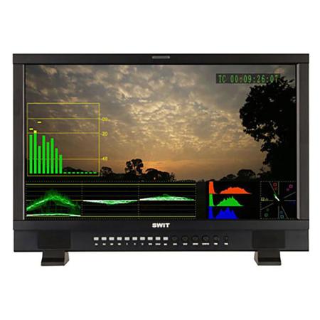 SWIT Electronics S-1242F 23.8" SD/HD-SDI/HDMI/CVBS Waveform Studio LED ...