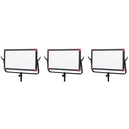 SWIT Electronics PL-E90 Portable Bi-Color SMD Panel LED 3-Light Kit ...