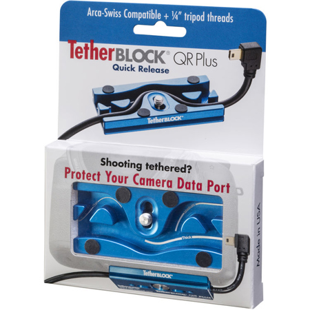 TetherBLOCK QR Plus Arca-Type Quick Release Plate for Tethered Photography
