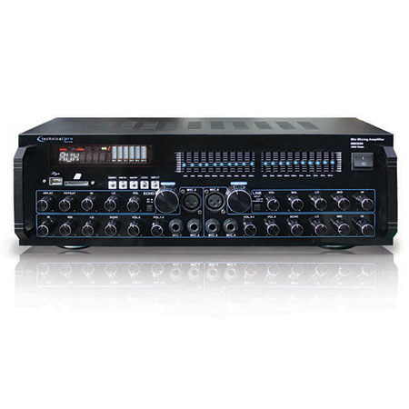 Technical Pro MM2000 Professional Mic Mixing Amplifier - Adorama
