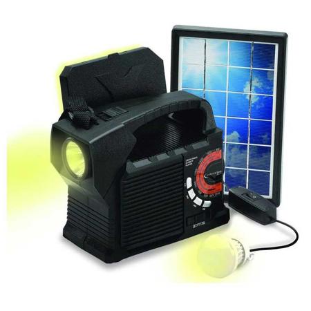 Technical Pro SOLARBOX9 9-in-1 Solar Power Bank Speaker with 4V 7000 ...